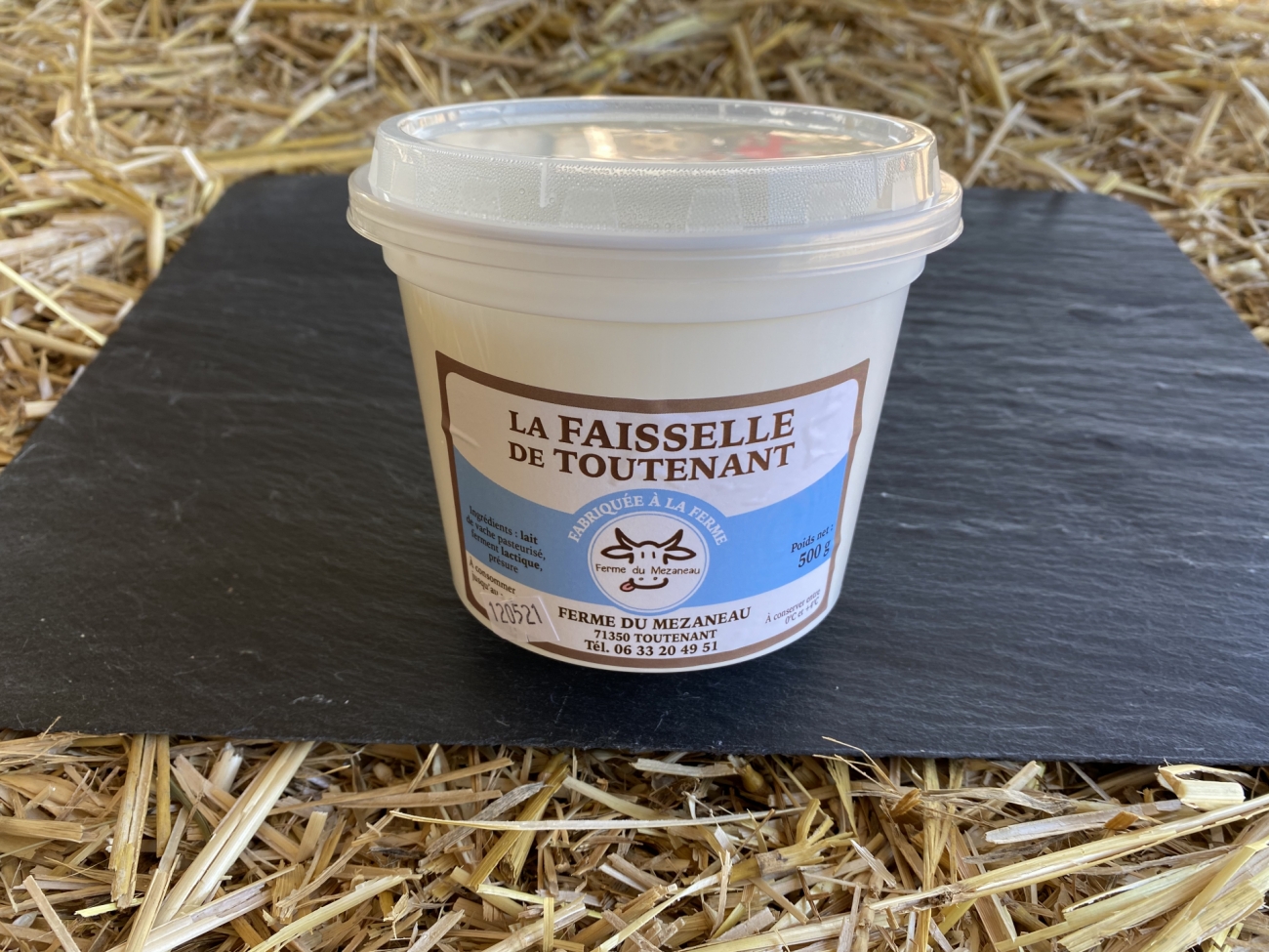 Fromage Blanc Faisselle Pot 500 g - Tout un Fromage