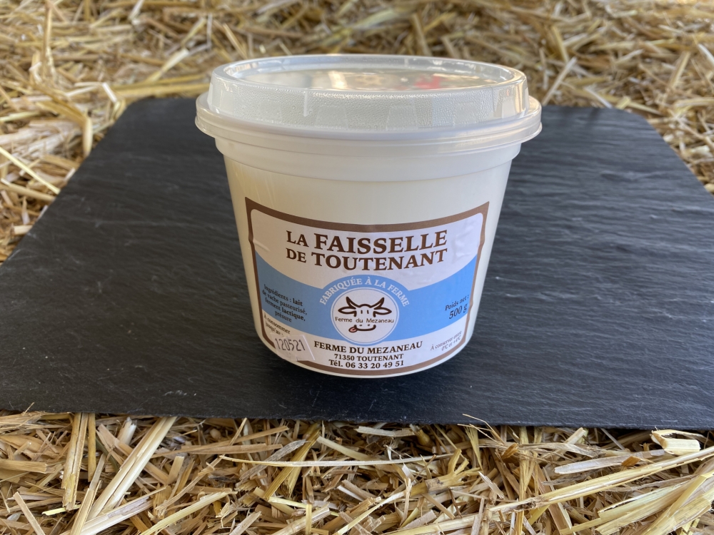 Fromage Blanc Faisselle Pot 500 g - Tout un Fromage